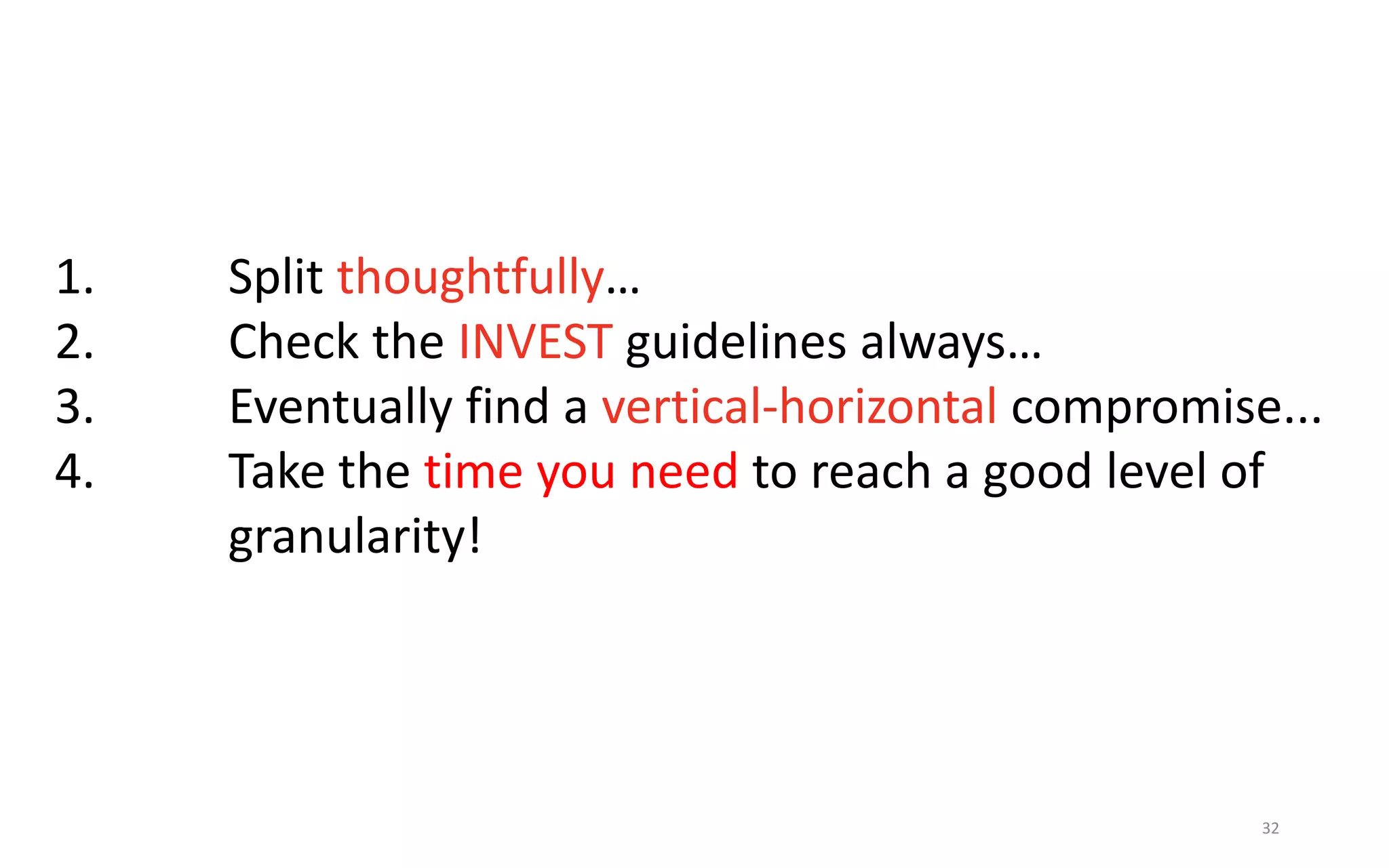 Divide et Impera - a four bullet strategy to vertically split user ...