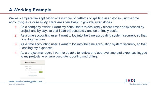 Splitting User Stories | PPTX | Technology & Computing