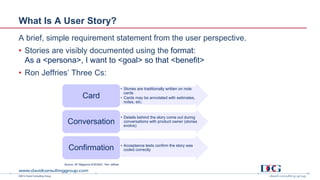 Splitting User Stories | PPTX | Technology & Computing