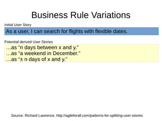 Ways to split user stories | ODP