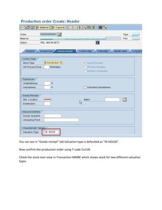Split valuation activation | DOC