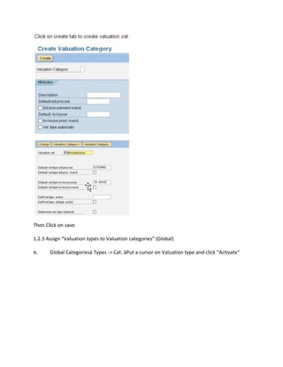 Split valuation activation | DOC