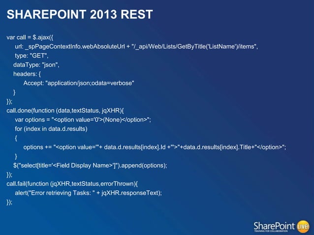 SharePoint REST vs CSOM | PPT