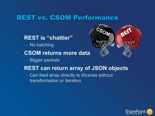 SharePoint REST vs CSOM | PPT