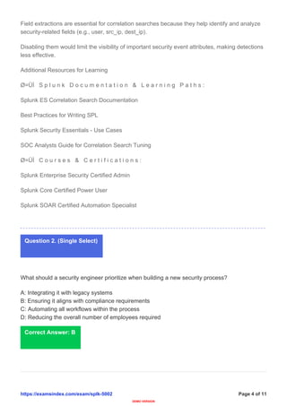 SPLK-5002 Certification Guide | Cybersecurity Defense Skills Explained ...