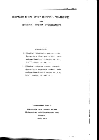 SPLN 2_1978 Pentanahan netral sistem.pdf