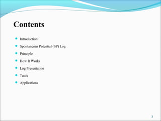 Spontaneous (SP) log | PPT