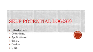 Sp log | PPTX | Geology | Science