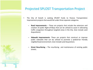 Splost Projects | PPT