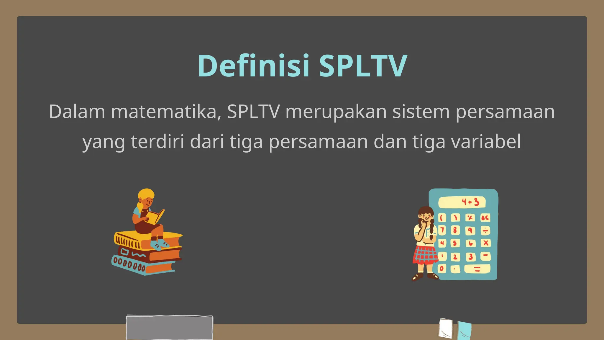 Sistem Persamaan Linear Tiga Variabel (SPLTV) | PPT