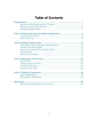 Splunk 6.5.0-pivot tutorial (7) | PDF