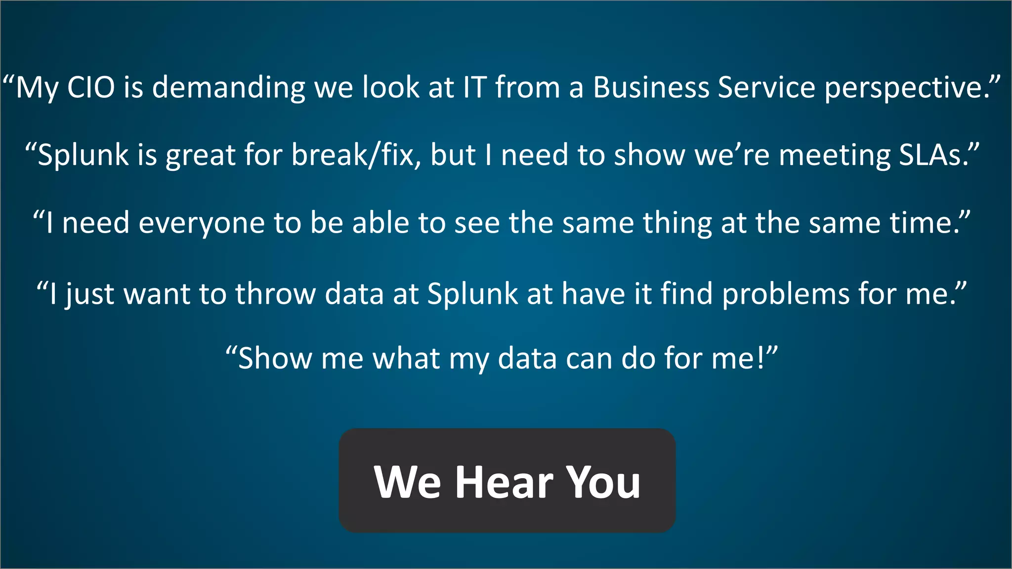 Splunk IT Service Intelligence | PPT