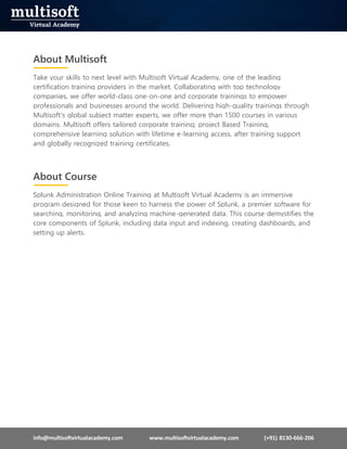 Splunk Administration Training Certification.pdf