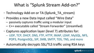 Splunk app for stream | PDF