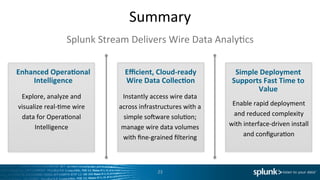 Splunk app for stream | PPT