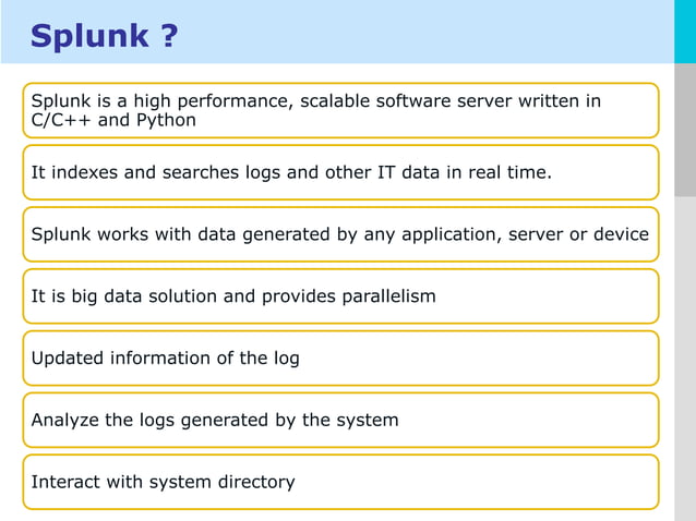 Splunk Architecture | PPTX