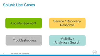 SplunkLive! Austin Customer Presentation - Dell | PPTX