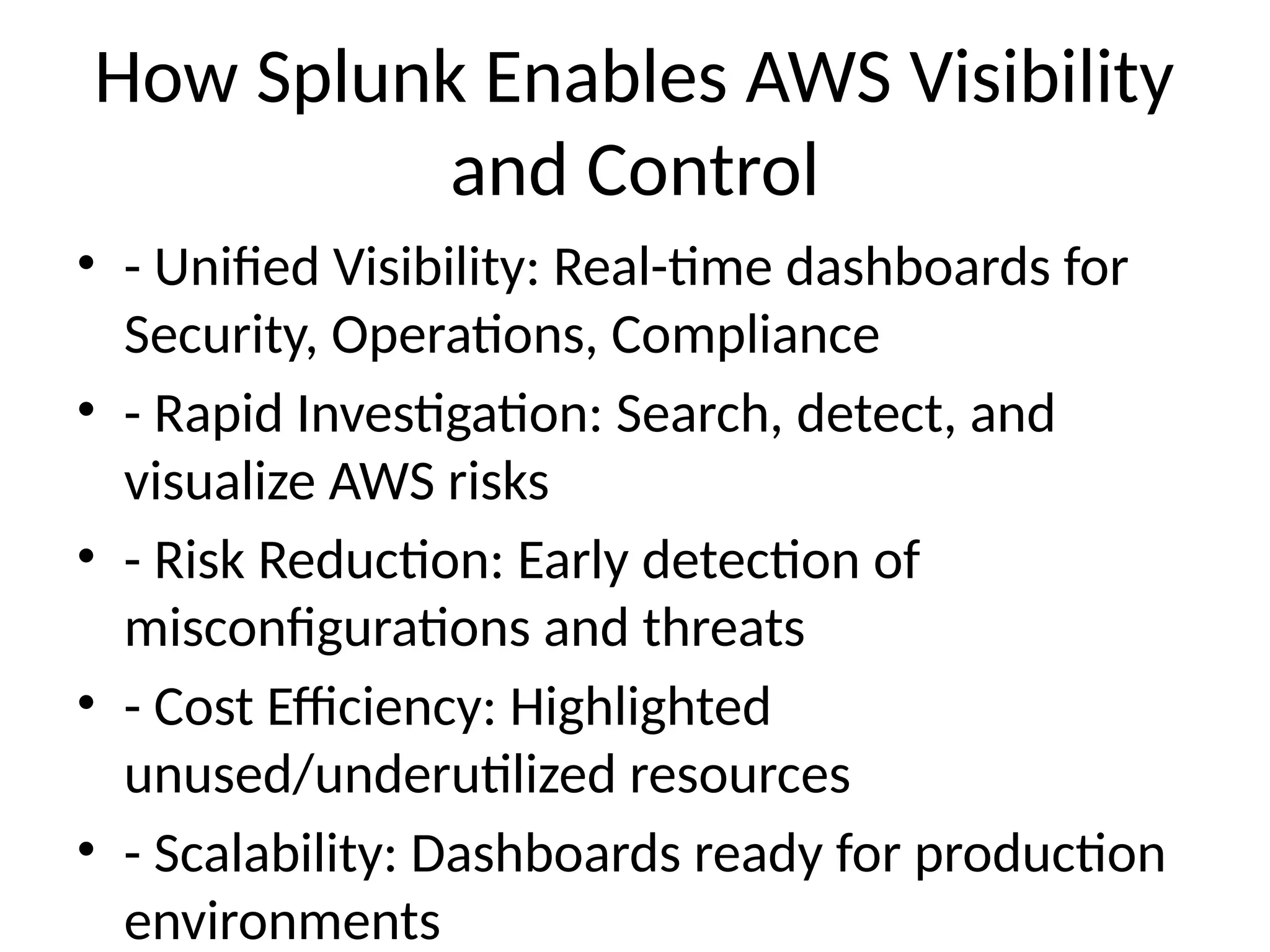 Splunk Presentation value internnational | PPT