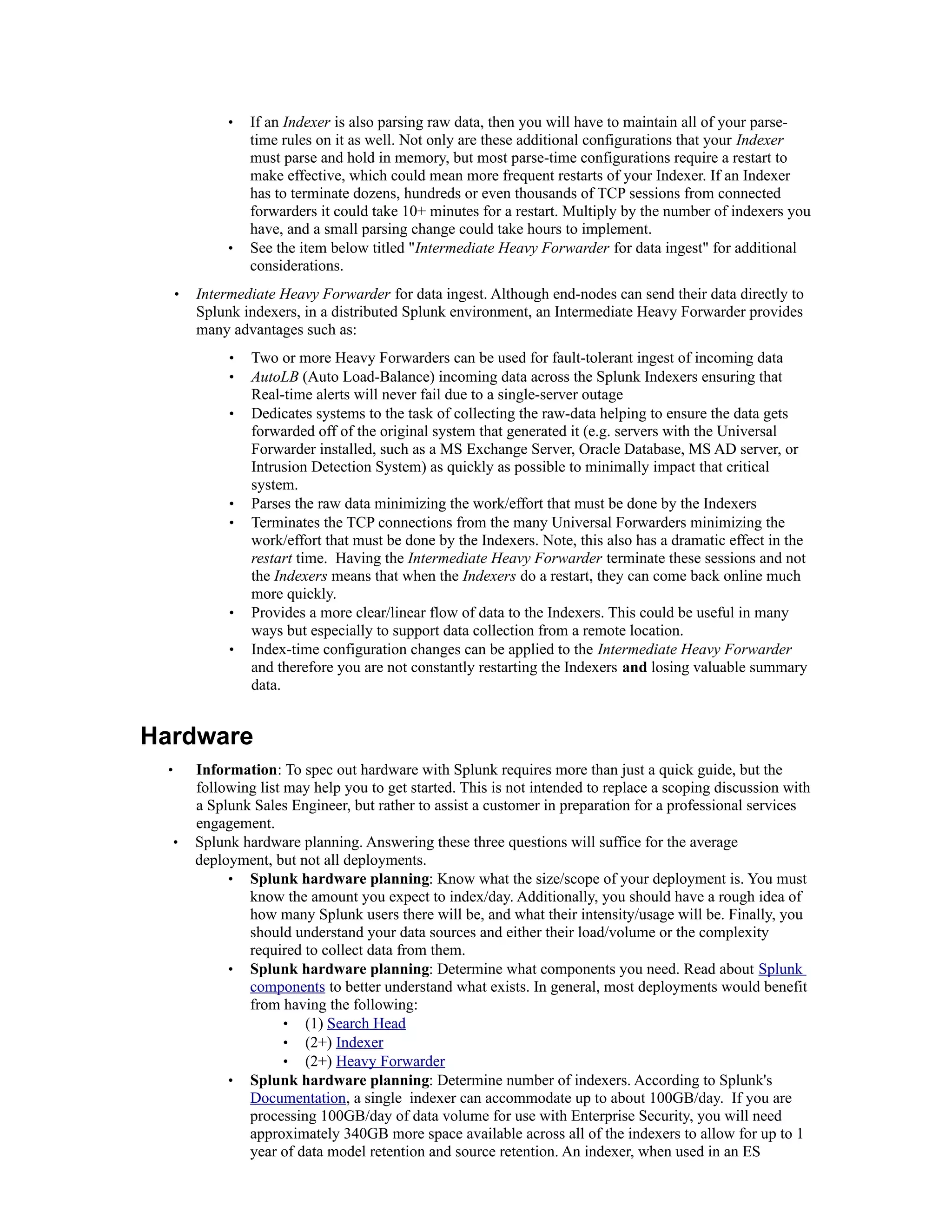 Splunk best practices | PDF | Computer Software and Applications | Computing