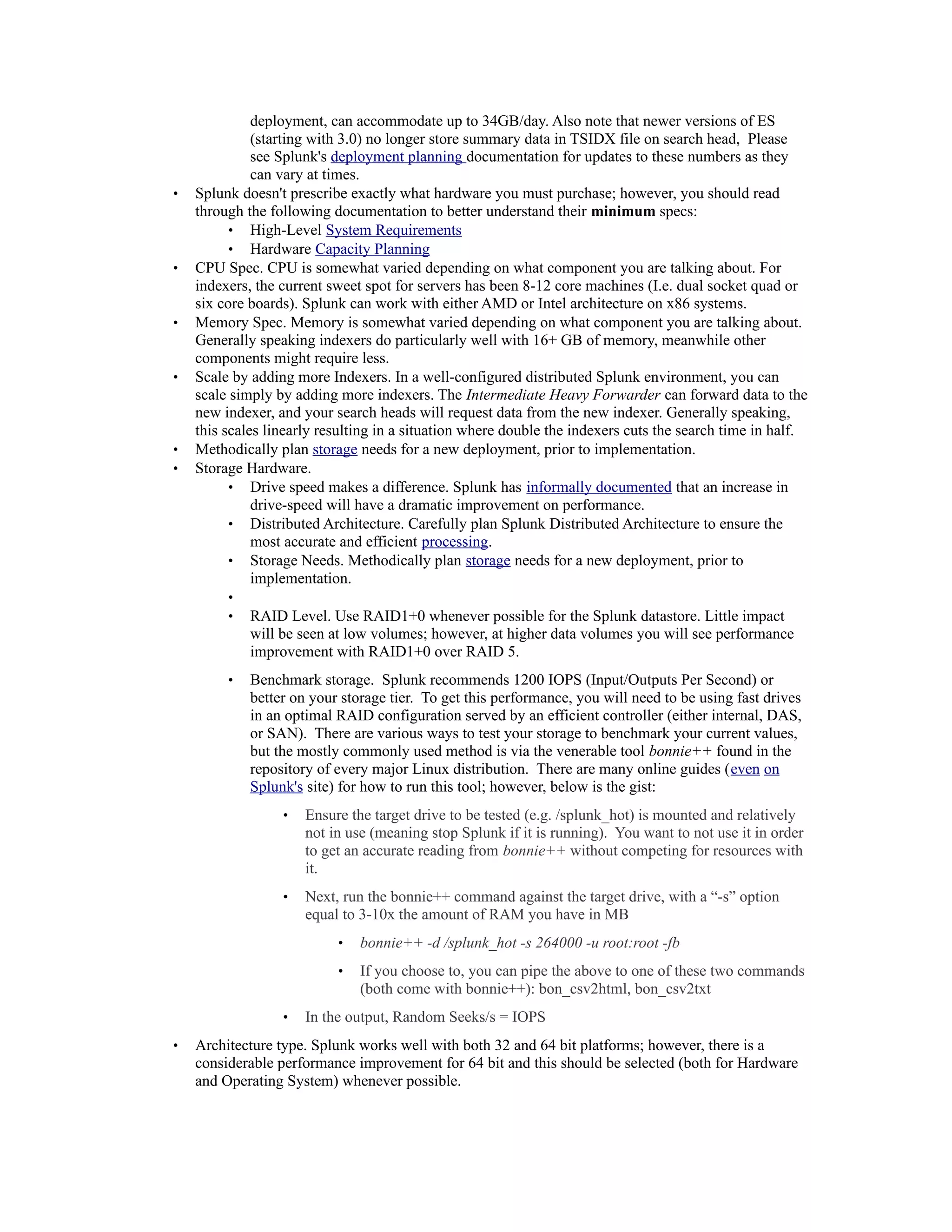 Splunk best practices | PDF | Computer Software and Applications | Computing