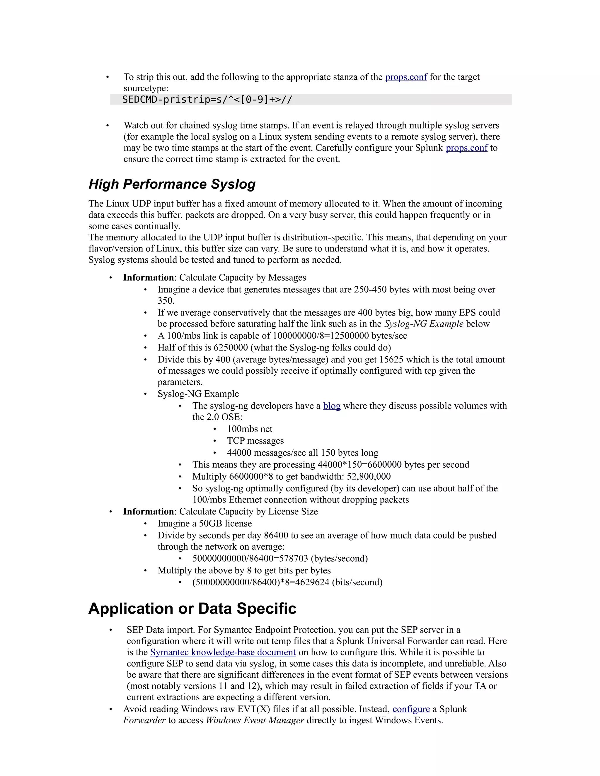 Splunk best practices | PDF | Computer Software and Applications | Computing