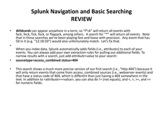 Splunk bsides | PPT