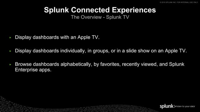 Splunk Connected Experiences | PPT
