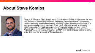 Forrester B2B Summit 2021 - Splunk Shares How to Operationalize ...