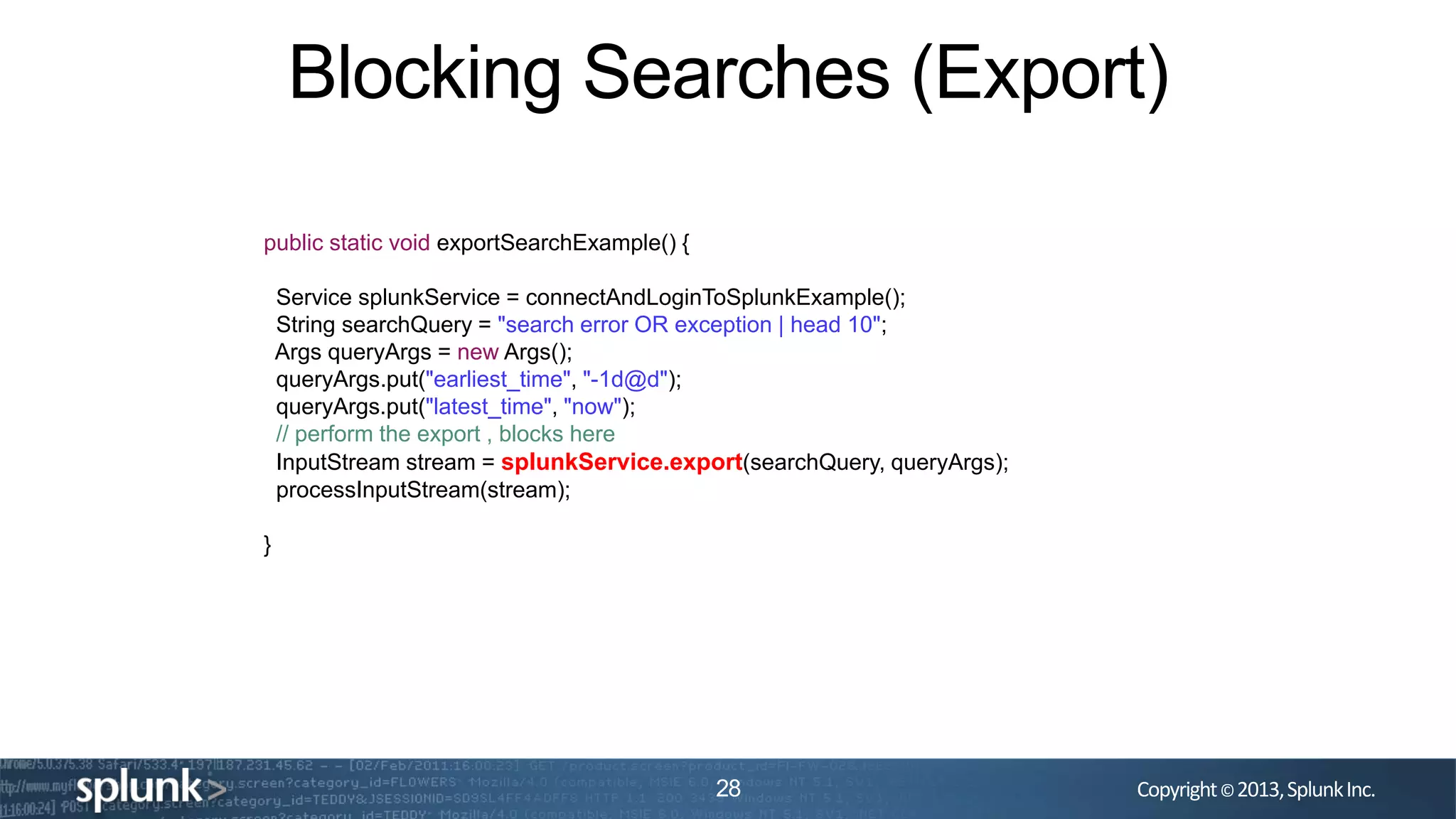 Splunk Developer Platform | PPT