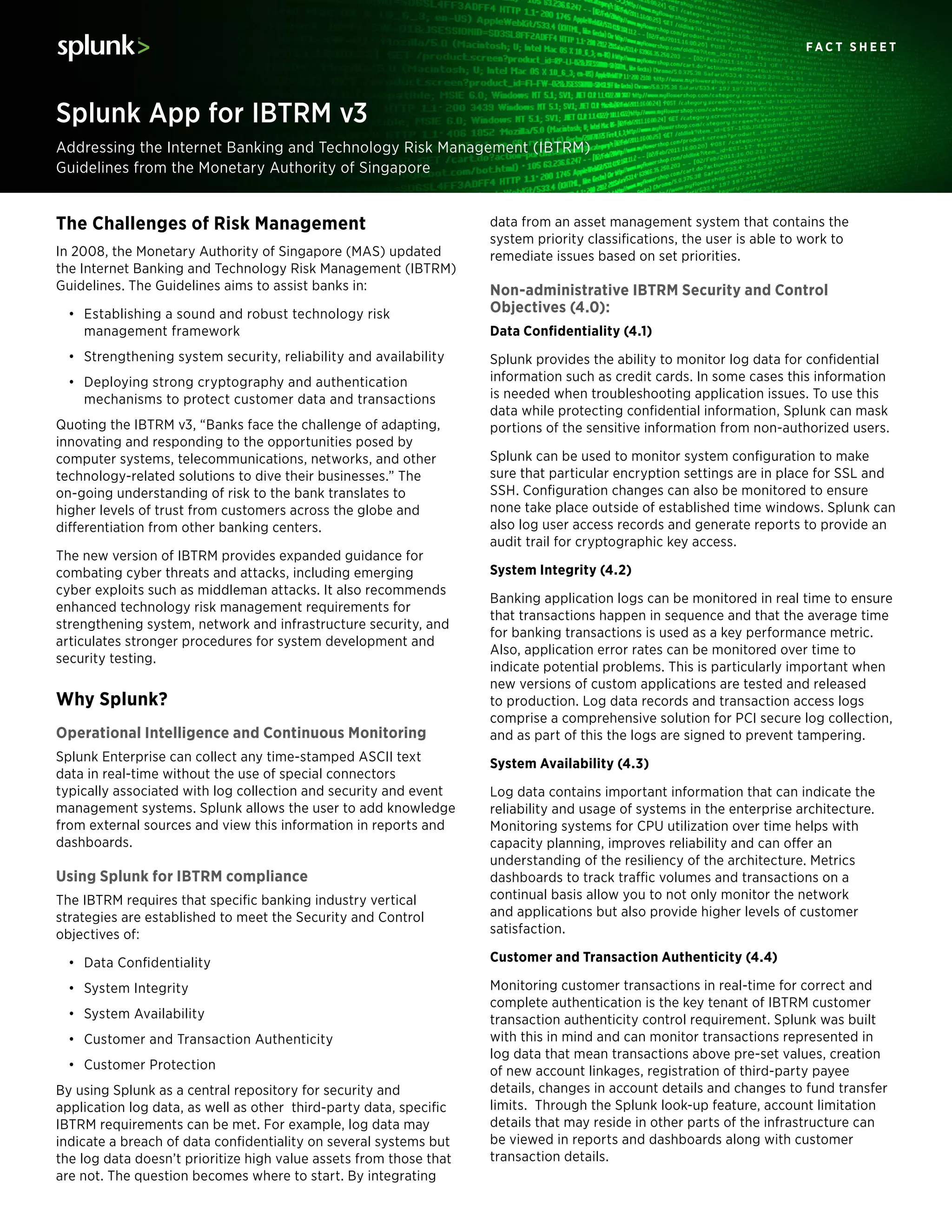 Splunk for ibtrm | PDF