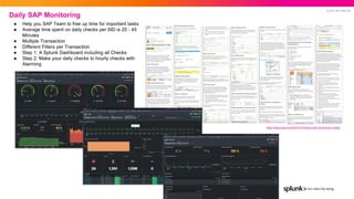Splunk Webinar: Full-Stack End-to-End SAP-Monitoring mit Splunk | PPTX