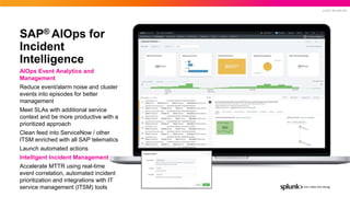 Splunk Webinar: Full-Stack End-to-End SAP-Monitoring mit Splunk | PPTX