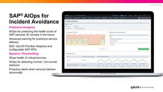 Splunk Webinar: Full-Stack End-to-End SAP-Monitoring mit Splunk | PPTX
