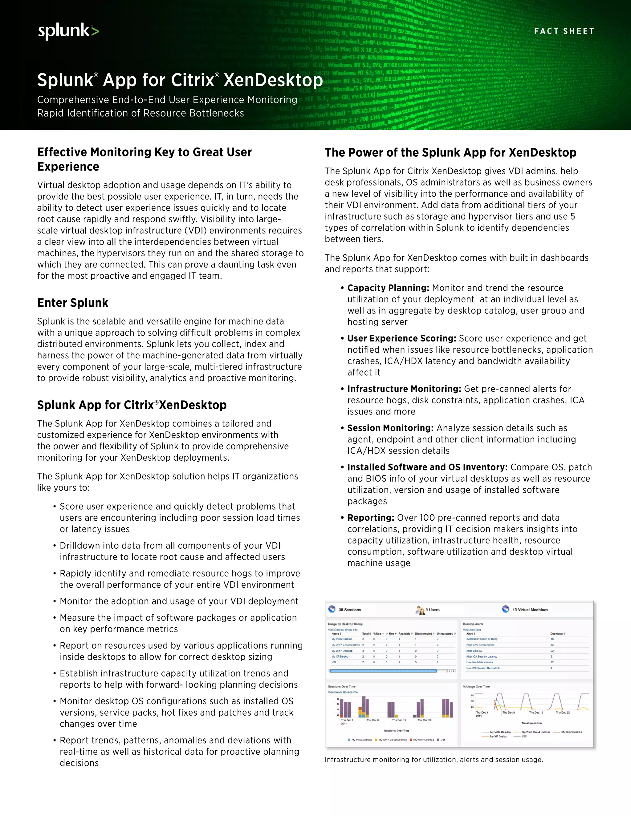 Splunk for xen_desktop | PDF