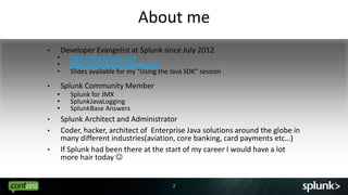 Splunking the JVM (Java Virtual Machine) | POTX