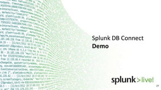 SplunkLive! Washington DC May 2013 - Big Data Architectural Patterns | PPT