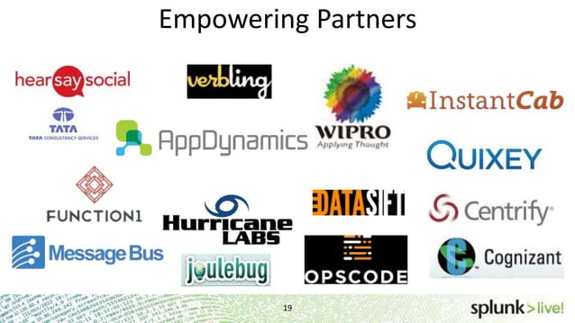 SplunkLive! Introduction to the Splunk Developer Platform | PPTX | Web Development | Internet