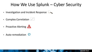 SplunkLive! Customer Presentation - ExxonMobil | PPTX