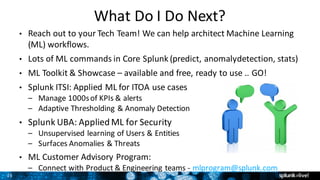 Machine Learning + Analytics | PPT