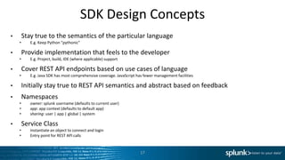 SplunkLive! Developer Breakout | PPTX