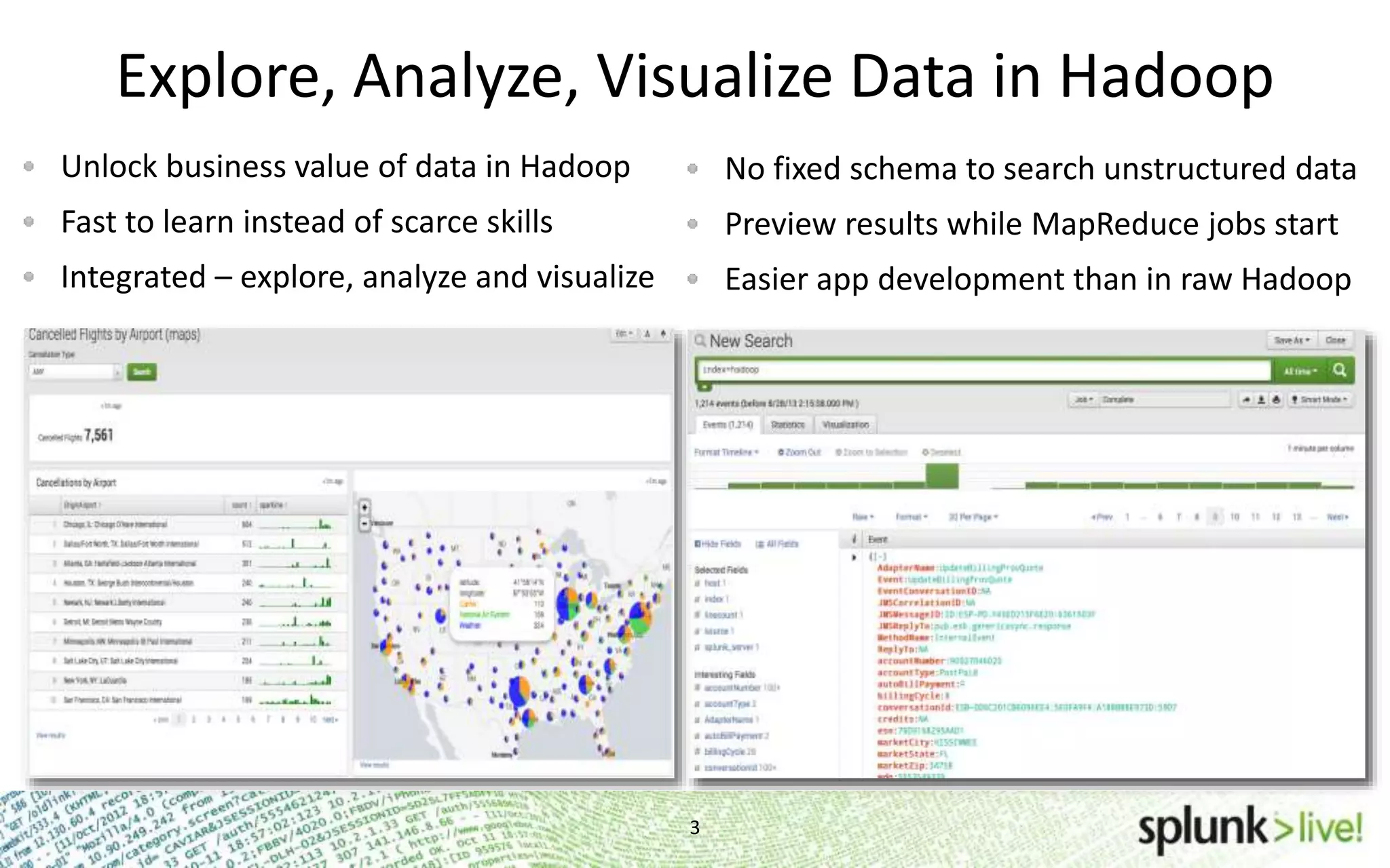 SplunkLive! Hunk Technical Overview | PPT