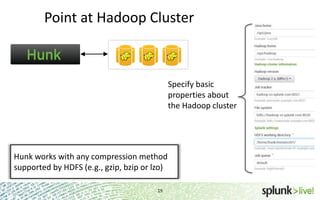 SplunkLive! Hunk Technical Overview | PPT