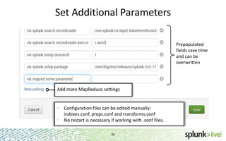 SplunkLive! Hunk Technical Overview | PPT