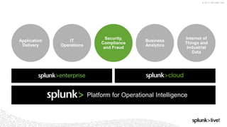 SplunkLive! London 2017 - Splunk Overview | PPT
