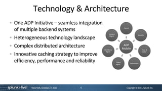 SplunkLive New York 2011: ADP | PPT