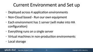 SplunkLive New York 2011: DealerTrack | PDF | Computing | Technology ...