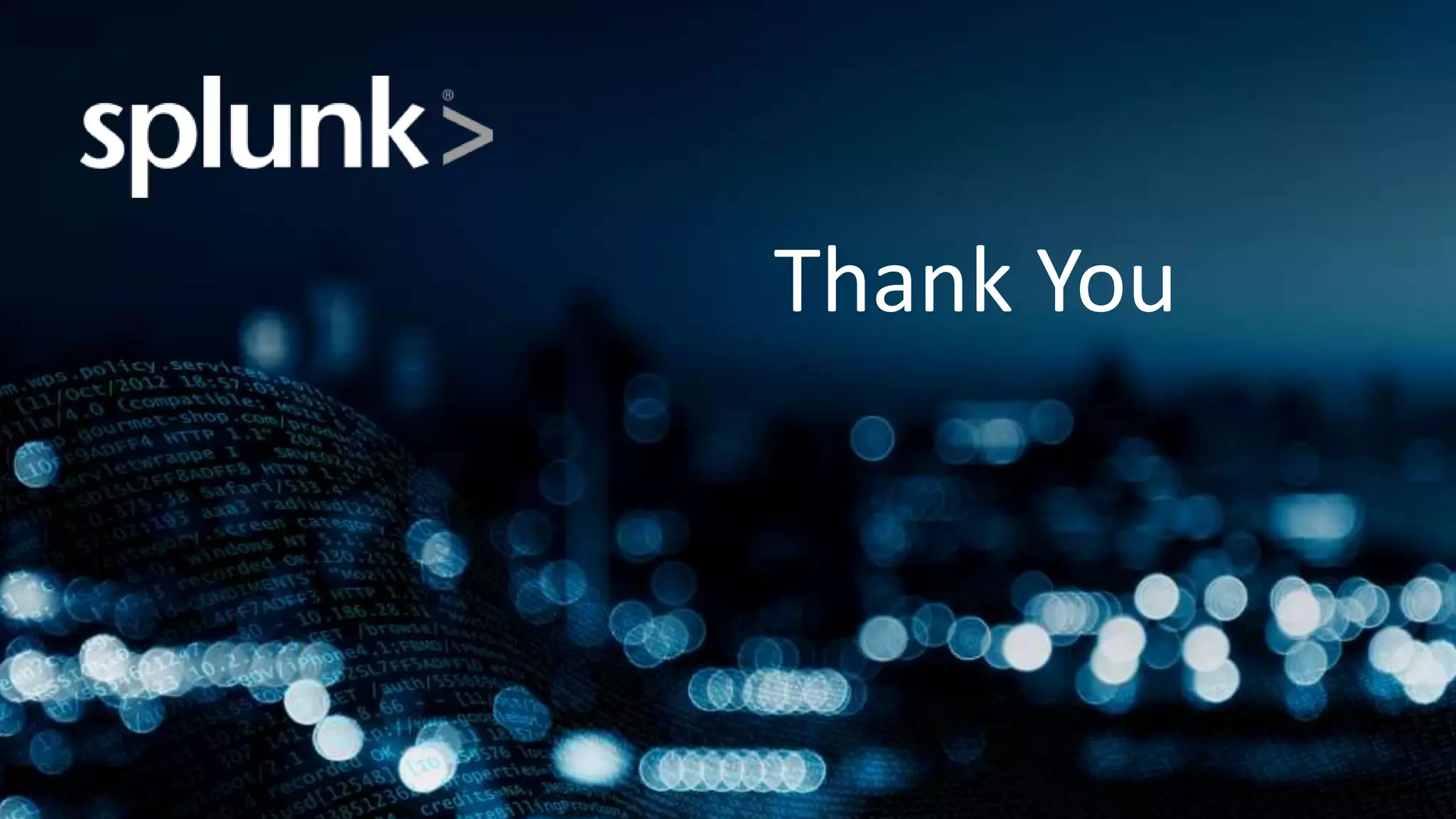 Splunk Distributed Management Console | PPTX