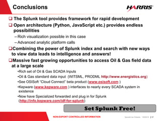 SplunkLive! Customer Presentation – Harris | PPT