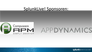 SplunkLive! Overview | PPT