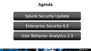 SplunkLive Perth Enterprise Security & User Behaviour Analytics | PPT